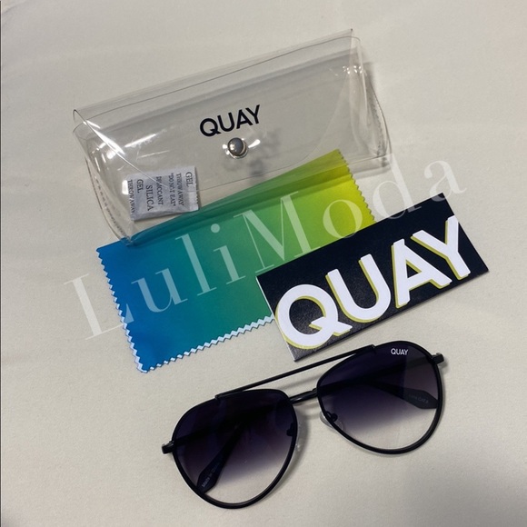 Quay Australia | Accessories | Quay Dirty Habit Aviator Black Fade ...